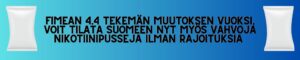 Nikotiinipussit ja nikotiininuuska netistä Suomeen - Nikotiini-pussit.com